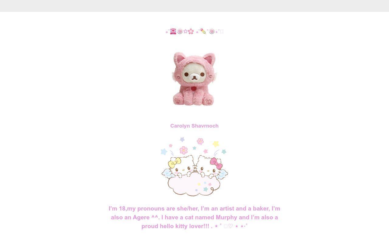 Hellokittygrl Carrd